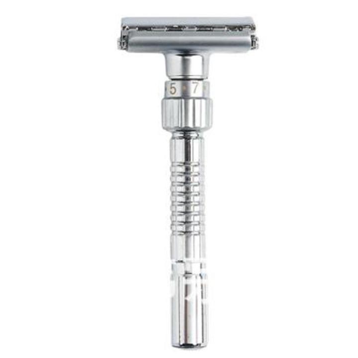 【Atoztide Store】New Adjustable Double Edge Razor Classic Men Shaving ...