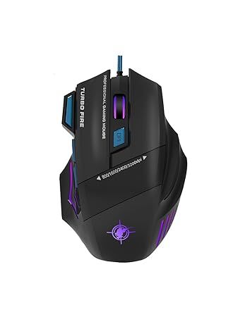 MS7 Gaming Mouse Wired Mouse Gamer Ergonomic Optical Mice For PC Laptop Games Quality 7 Buttons ...