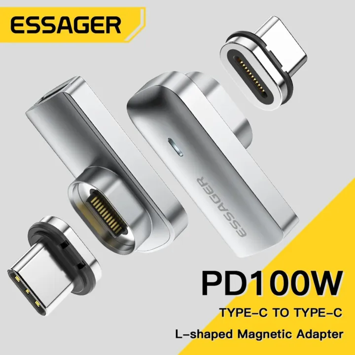 Essager High Speed Experience PD 100W Magnetic Cable Converters Type C ...