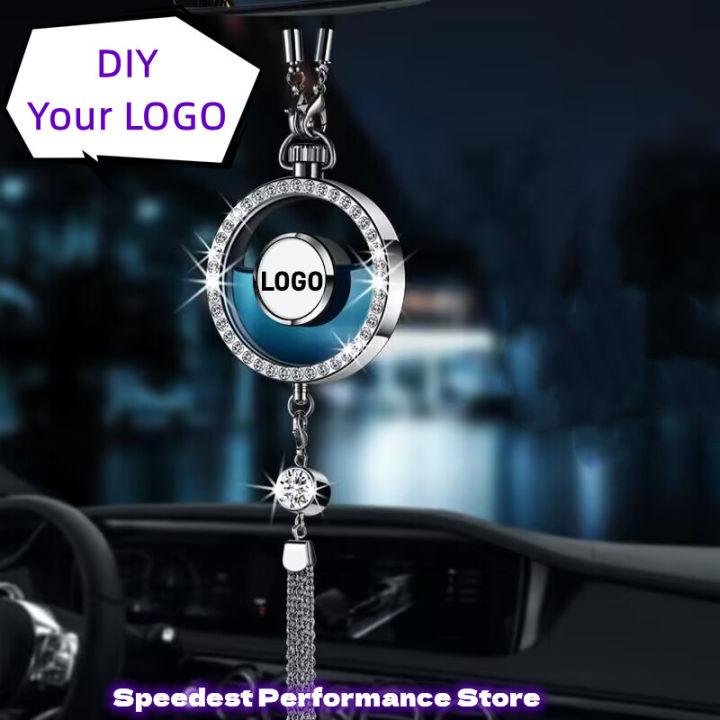 WholeSale Cystal Car Logo Perfume Pendant DIY Your Car Logo ...