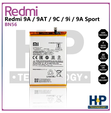 BN56 Battery for Redmi 9A / Redmi 9AT / Redmi 9C / Redmi 9i | Daraz.com.bd