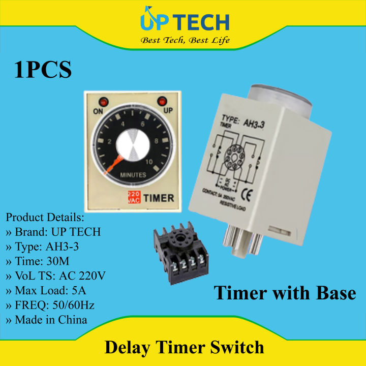 Delays Timer Relay Solid State AC 220V 8 Pins 0-30m | Daraz.com.bd