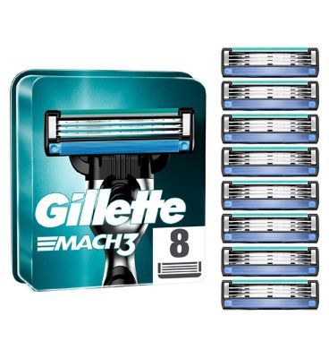 Gillette Mach3 Men’s Razor Blade Refills, 8 Pack | Daraz.com.bd