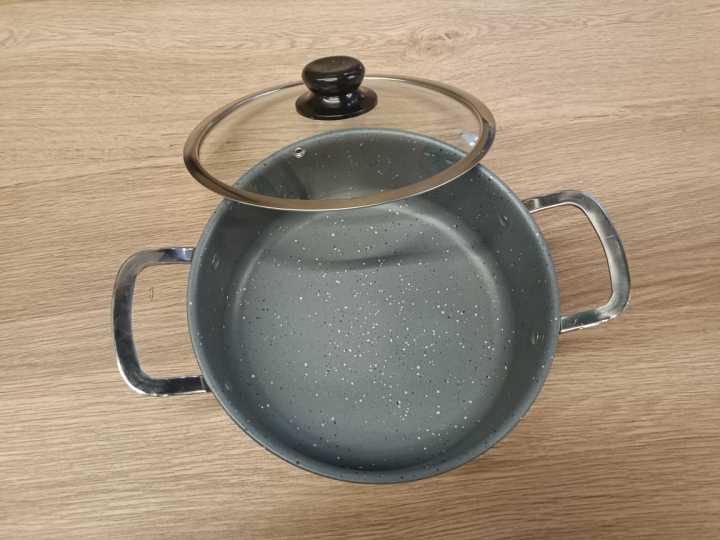 SKB Non-Stick (Marble Coating) Casserole 26cm stainless steel material ...