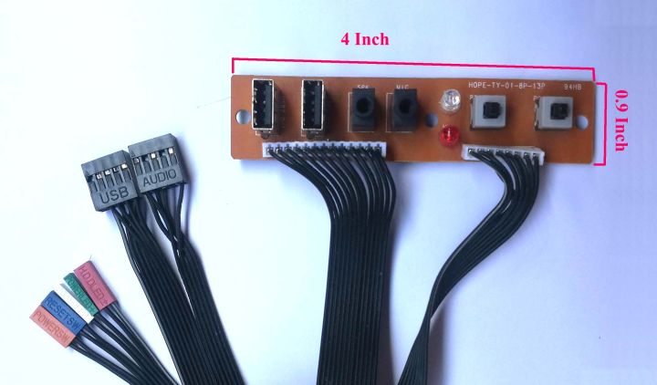 Front Case Panel USB 2.0 port chassis PC computer case audio front ...