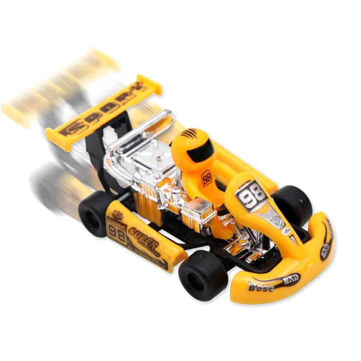 Mini Pull Back Go-Kart Car Racing Game Vehicle Model Children ...