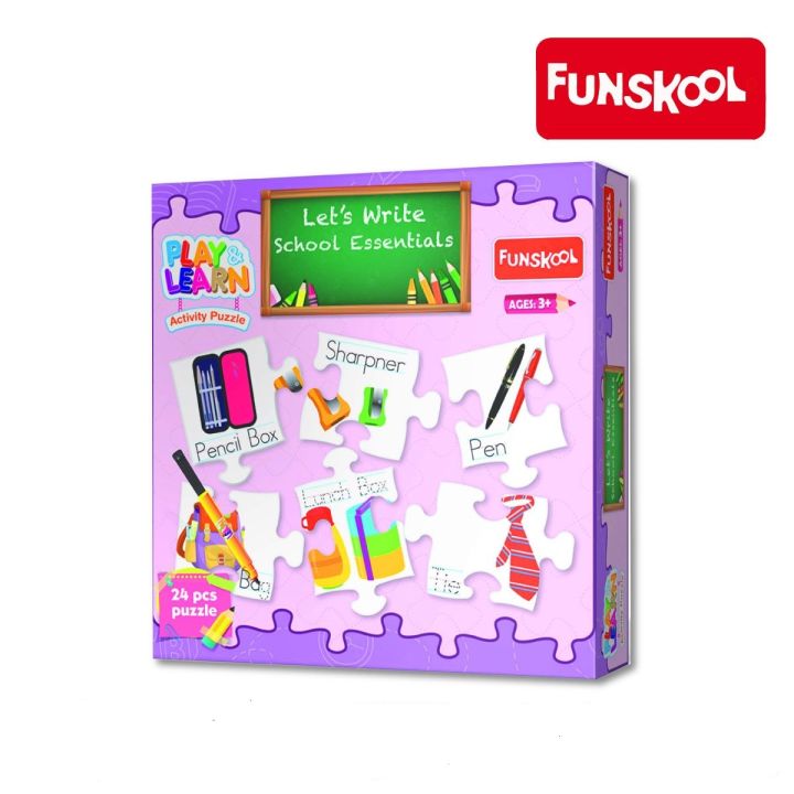 FUNSKOOL Puzzle Set Play & Learn mini school essentials Toy For Kids ...