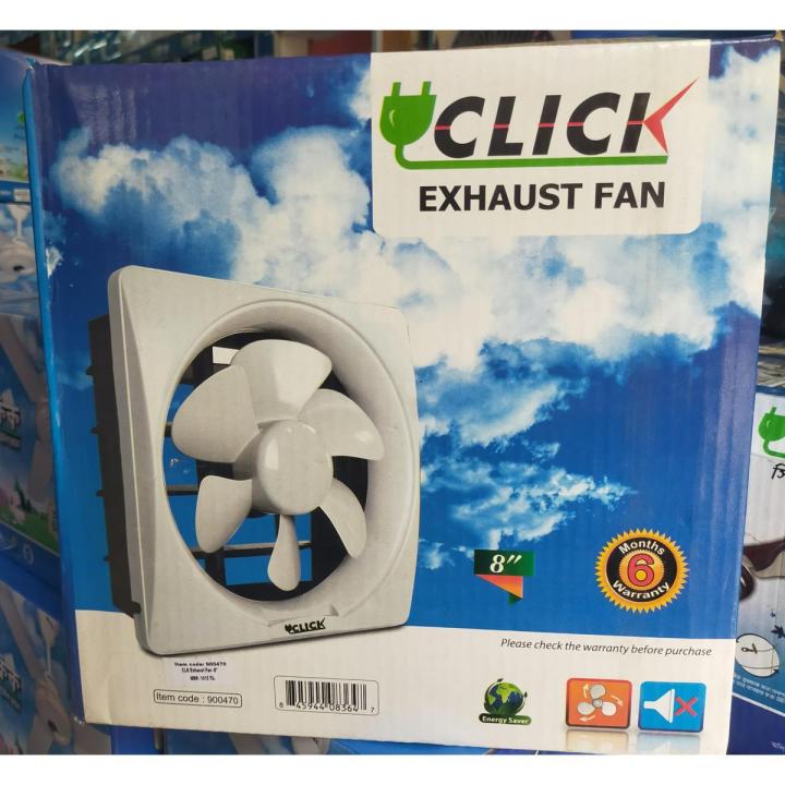 Click Exhaust Fan 8" (inch) with 6 Month Brand Warranty | Daraz.com.bd