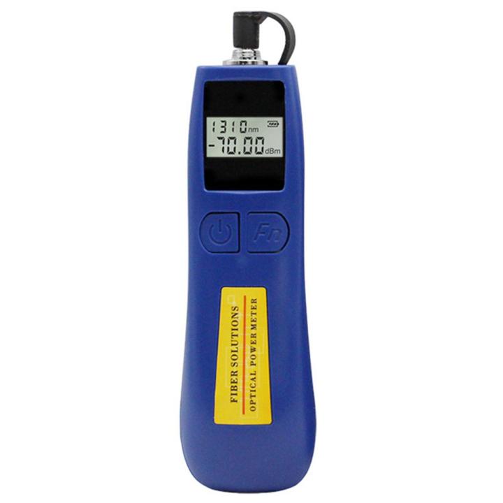 6 Wavelengths Mini Optical Power Meter Tester -50 to 26 Optical Fiber ...