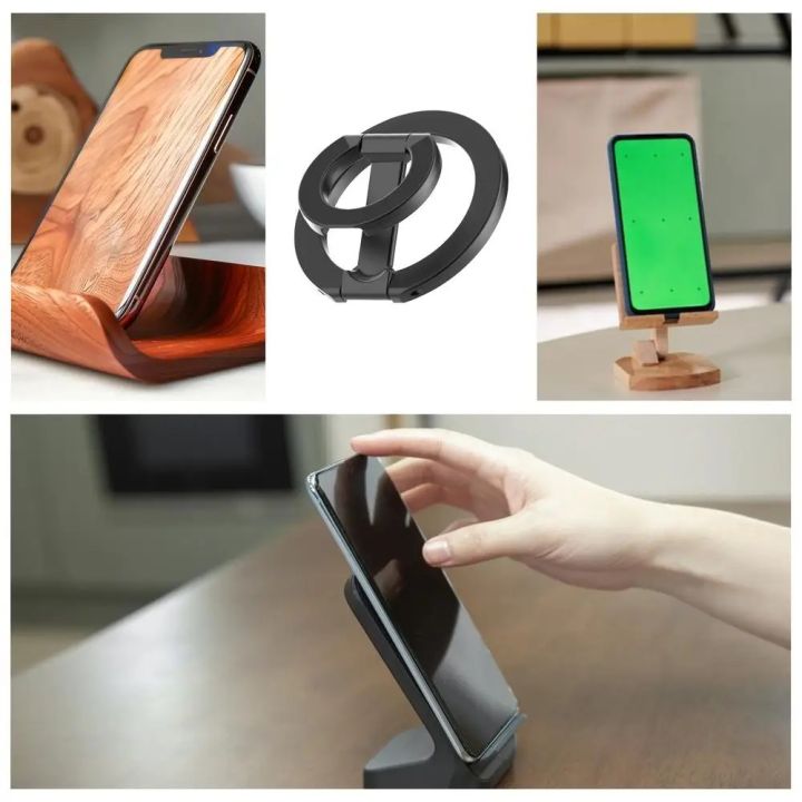 Universal Double Sided Magnetic Finger Clasp 360 Degree Rotation ...