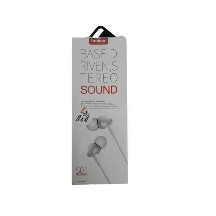 Remax RM 501 Headphone in-ear Earphones Metal body Headphone Stereo headset | Daraz.com.bd