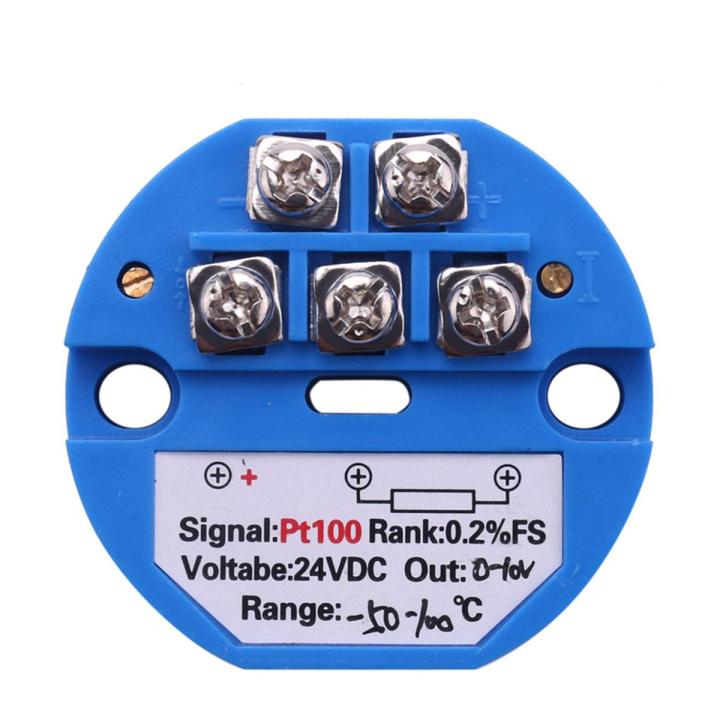 2X RTD PT100 Temperature Transmitter DC24V Minus 50 - 100 degree Output ...