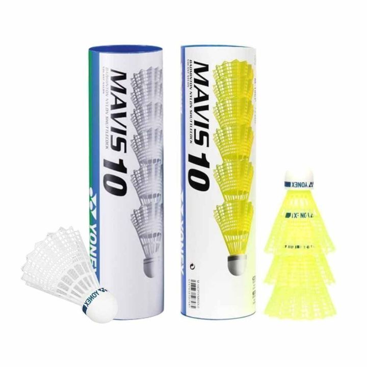 YONEX Mavis 10 Nylon Shuttle Cock Badminton 1 Box(6pc) | Daraz.com.bd