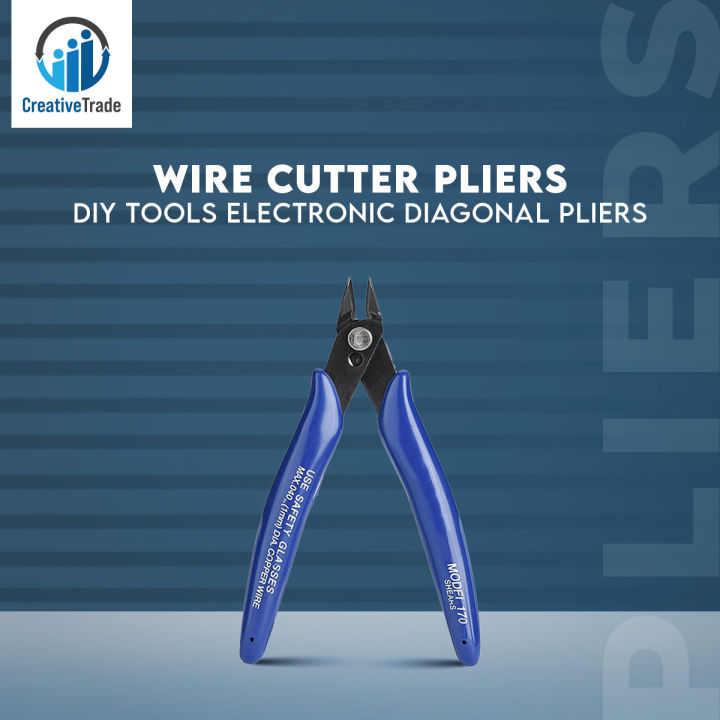 Wire Cutter Pliers Diy Tools Electronic Diagonal Pliers Wire Side ...