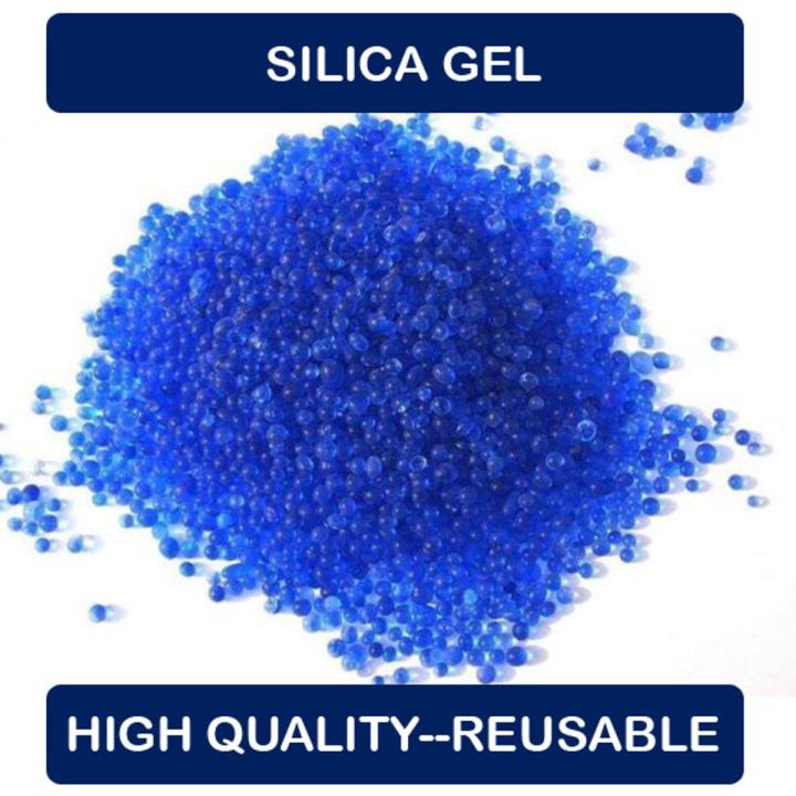 blue silica gel 200 gram(1 packet)- Absorb moisture from the air and ...