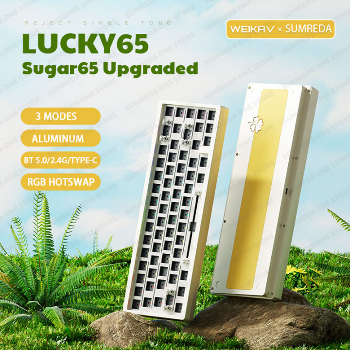 Weikav Lucky 65keys Sugar65 V2 Lucky65 Custom Wireless Aluminum ...
