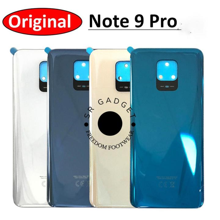 Replacement Backshell Glass Panel for Xiaomi Redmi Note 9 Pro Battery ...