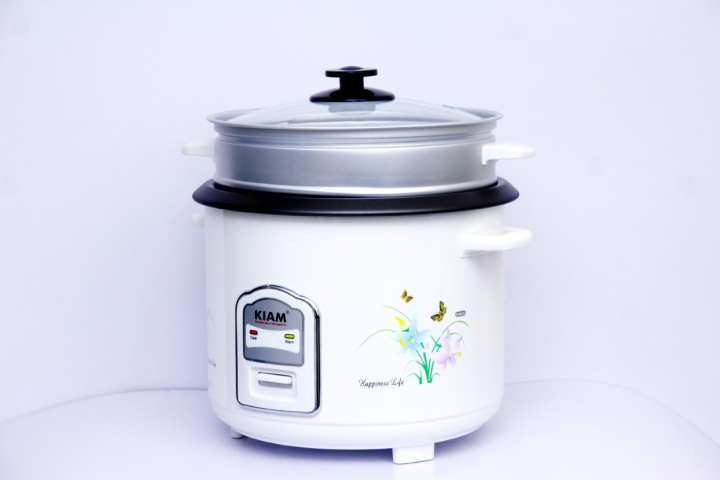 Kiam 1.8L Rice Cooker & Curry Cooker with Glass lid For 1 KG Rice ...