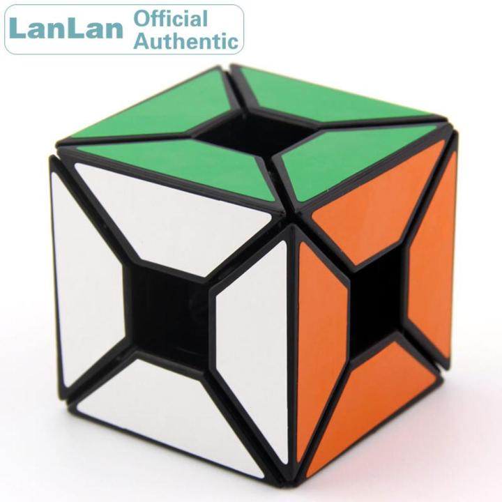 【happy one】LanLan Void Hollow Edge Only Magic Cube Cubo Magico Professional Puzzle Antistress ...