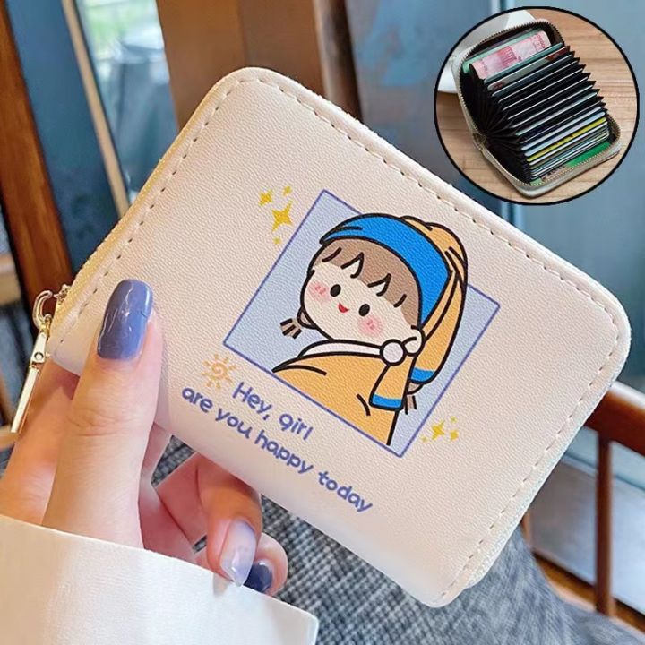 Famous print Cartoon wallet mini kids wallets card purse small key Cute ...