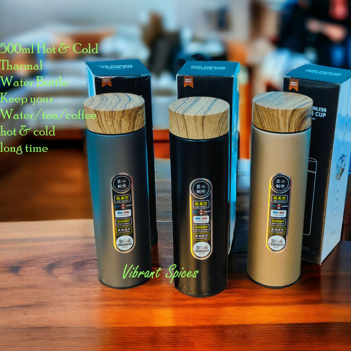 Double Layer 500ml Vacuum Flasks Thermoses Cup Business Coffee Mug ...