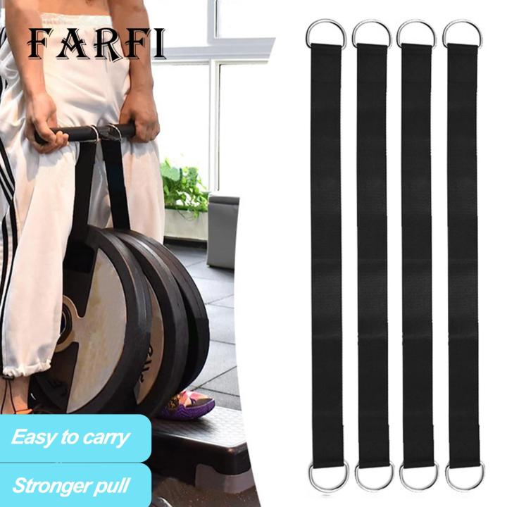 Dumbbell Straps Premium T Bar Row Straps Durable Fitness Ropes for ...