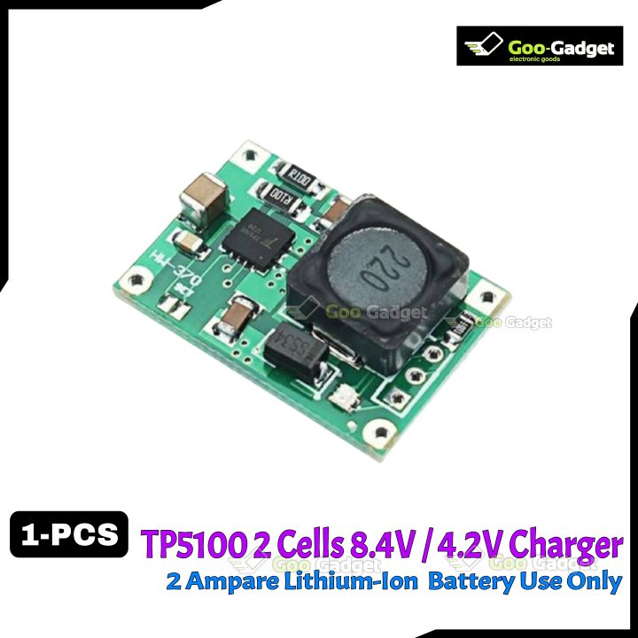 TP5100 Dual-Cell 8.4V / Single 4.2V Lithium-Ion Battery Charger Module - 2A 18650 Charging PCB ...