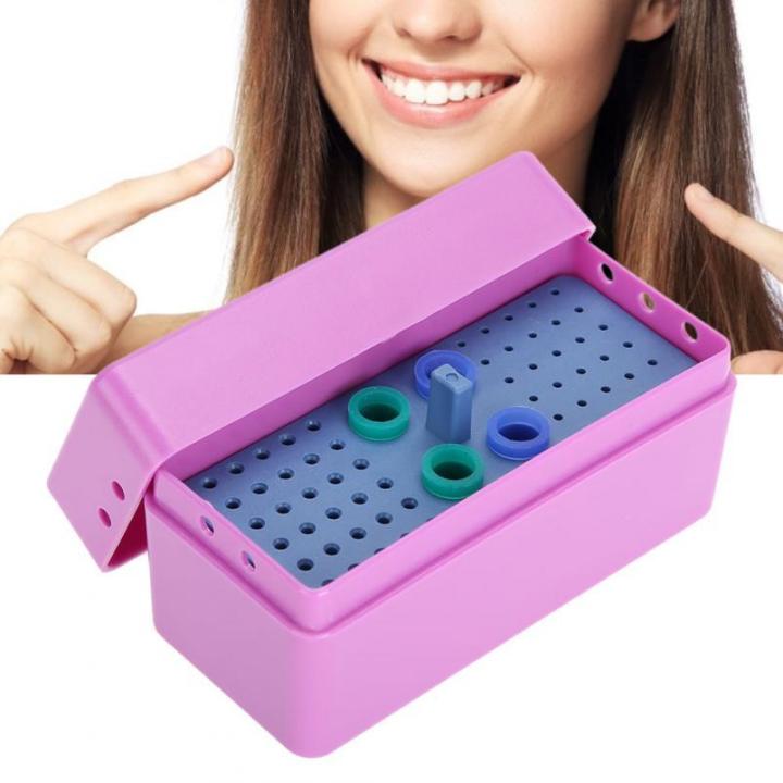 NYT 1Pc Aluminum Dental Disinfection Box Autoclave Sterilizer Case Burs ...