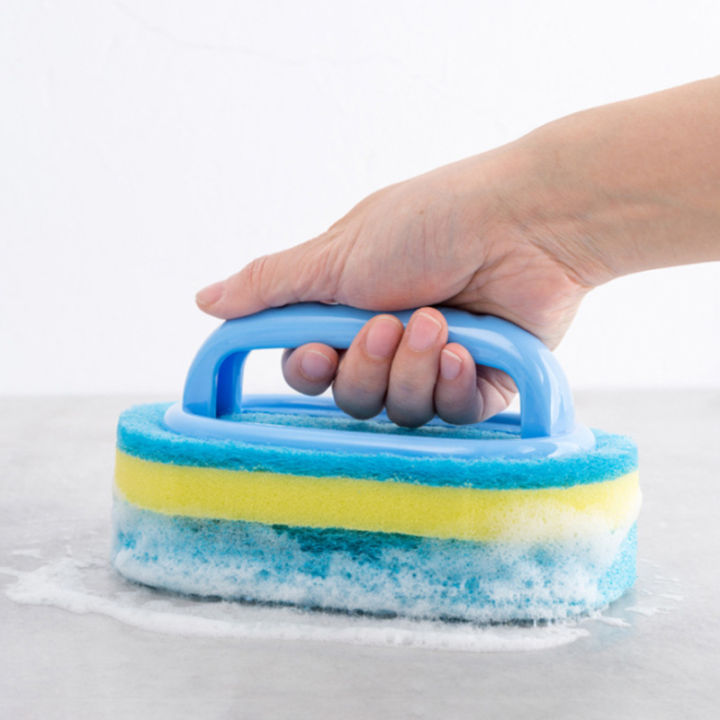 Kitchen Bathroom Toilet Cleaning Magic Sponge Glass Wall Cleaning Bath ...