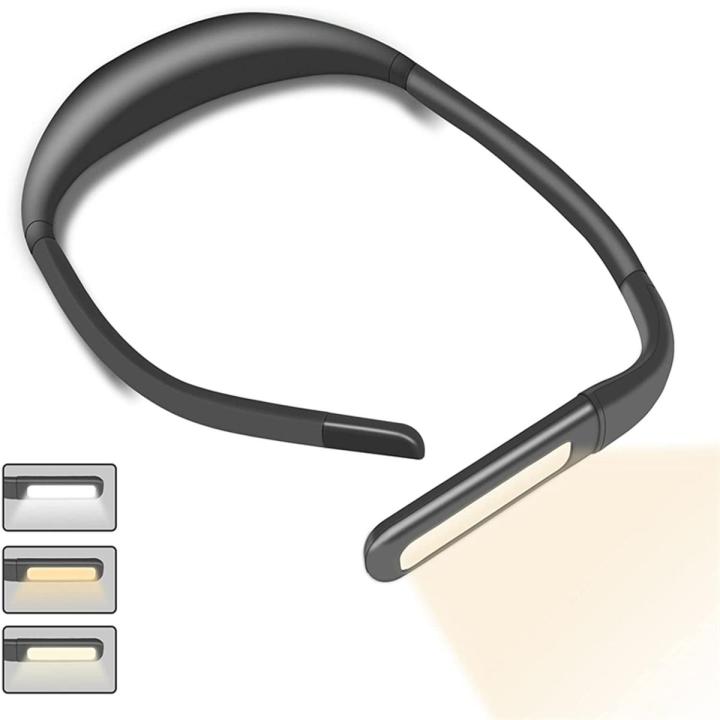 【3C VictoryEagle】LED Neck Reading Light Neck Book Light Rechargeable ...