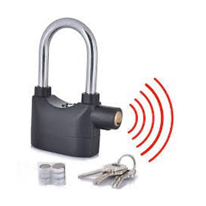 BIG SIZE Security Alarm Lock for Bike and Door Security Alarm Lock Bike ...