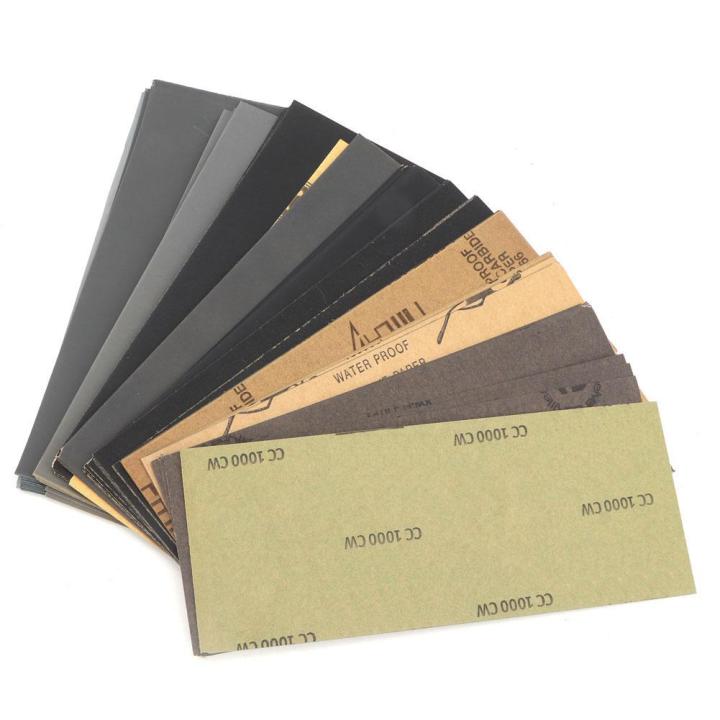 Wet/Dry Sandpaper Set Abrasive Paper Kit Sanding Sheets Burnishing Tool ...