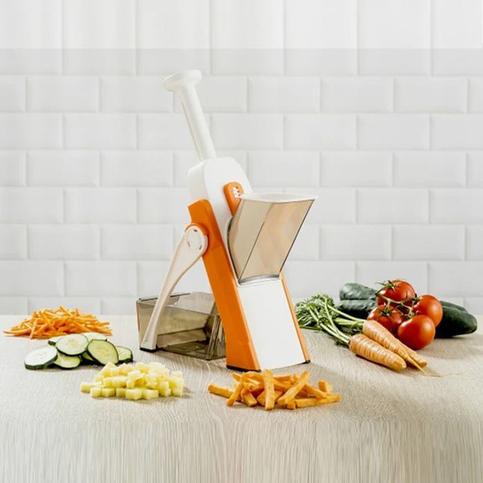 Brava Spring Slicer vegetable & fruit cutter potato slicer chips fries ...