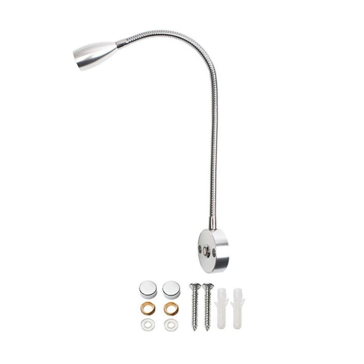 Black DC12V 24V 3W RV Boat LED Reading Light with USB Charing rt ...