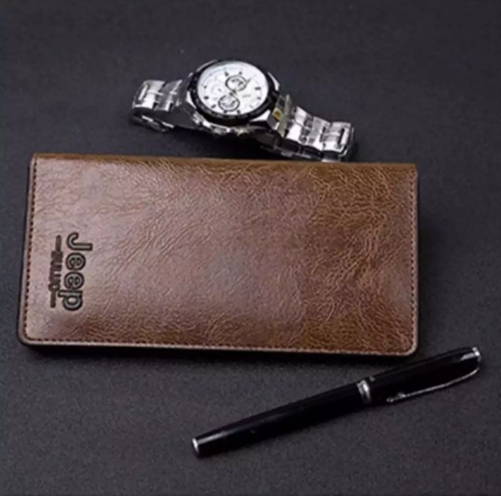 Jeep High quality Stylish Artificial Leather Long wallet For Men ...