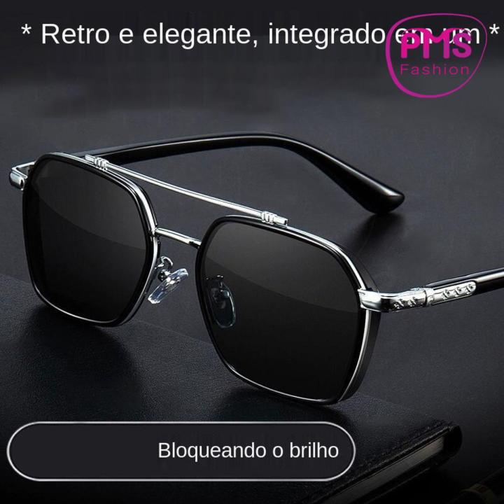 Anti-Reflective Black Uv400 Square Shape Sunglasses - Sun Glass For Men ...