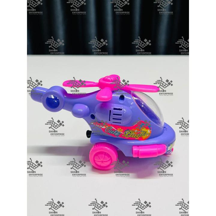 Mini Helicopter/Toy Helicopter for Small Kids/Mini Barbie Pull String ...