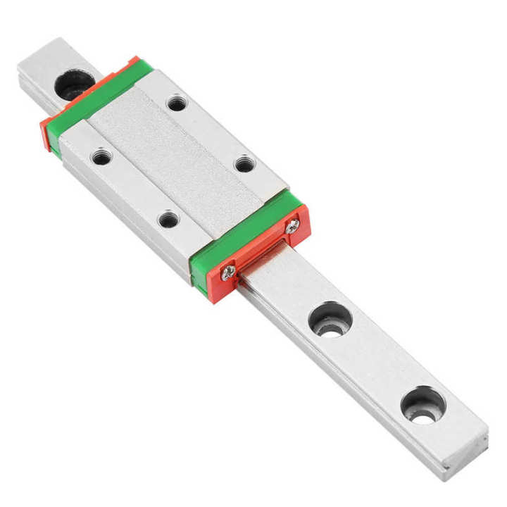 Linear guide rail 100 mm MGN9H miniature with linear 9 width slide block | Daraz.com.bd