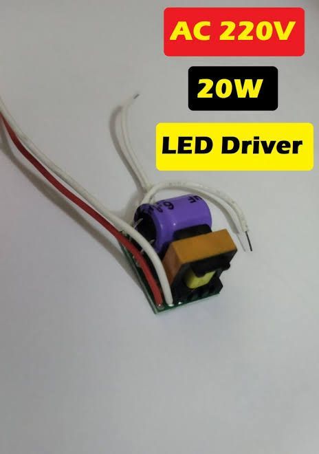 LED Driver AC 220V 20W LED Light Driver Circuit Board For 20 Watt SMD ...