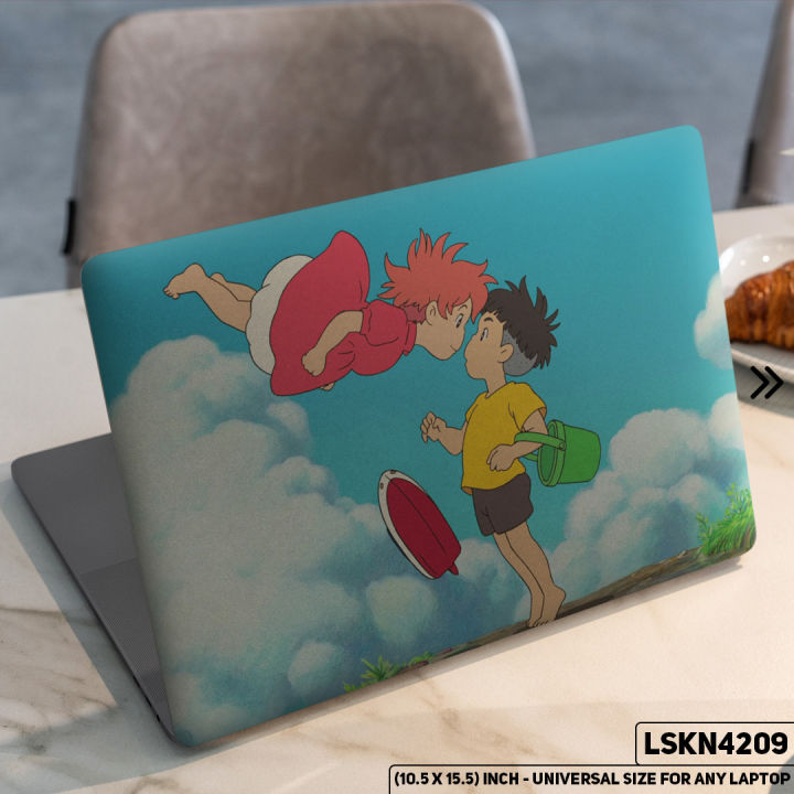 Cartoon Couple Anime Laptop Sticker Vinyl Decal Removable Laptop Skin ...