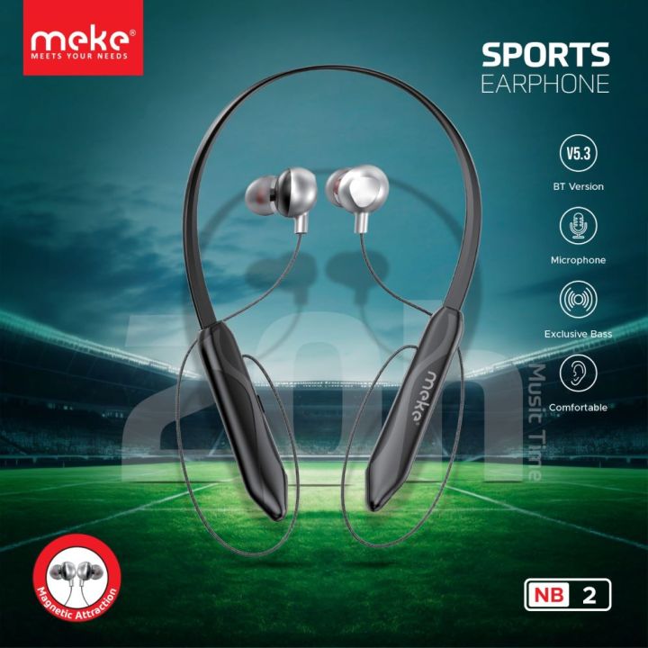 MEKE NB2 Superior Comfort Sports Neckband | Daraz.com.bd