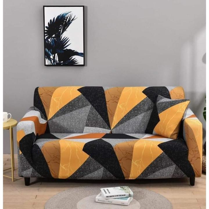 China Print Cofa Cover 3 Seats+2 Pillow Cover Dany's Collection | Daraz ...