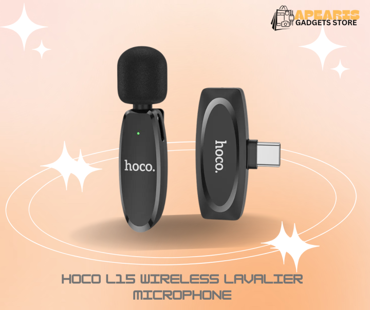 HOCO L15 Wireless Lavalier Microphone | Daraz.com.bd