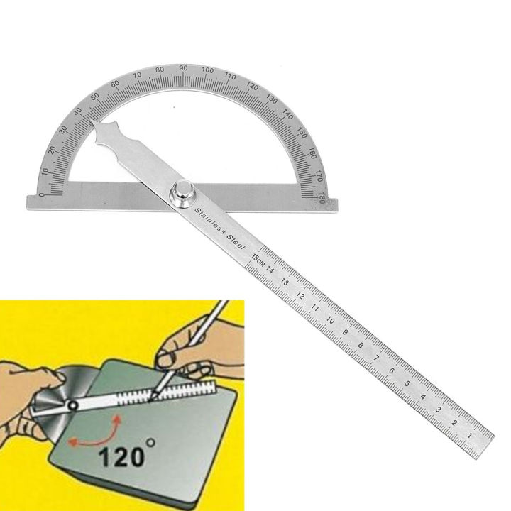 Spare parts 180° Angle Ruler Protractor Round Angle Finder Craftsman ...