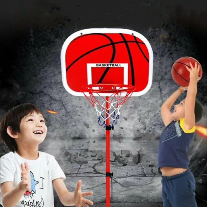 Premium Basketball Play Set Toy for Kids 2 in 1 Adjustable Height 170 ...