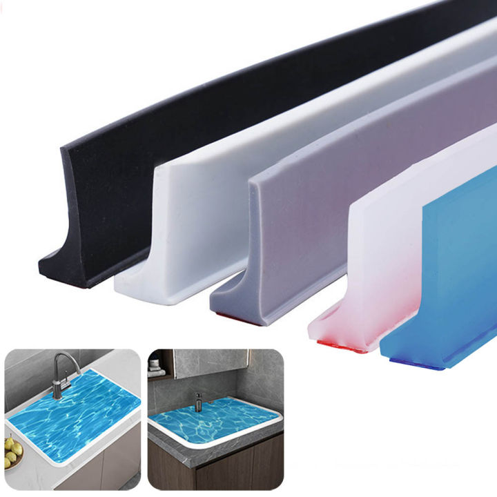 50/100/200/300cm Water Stopper Silicone Non-Slip Dry Wet Separation ...