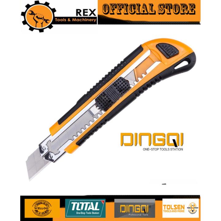 DINGQI Heavy Duty Anti Cutter Knife with Extra 5pcs Blade | Daraz.com.bd