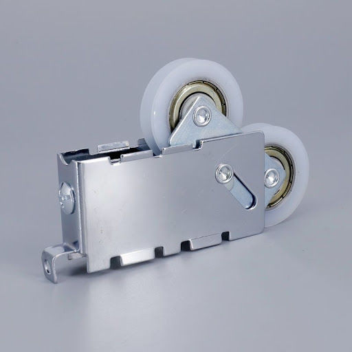 4 pcs /Aluminium window and door adjustable Sliding double Wheels ...