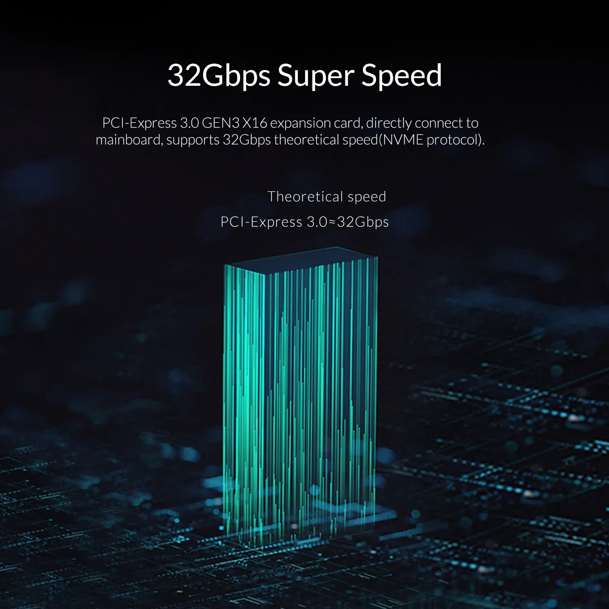 ORICO PSM2-X16 PCI-E Express M.2 M-key Interface SSD M.2 NVME to PCI-E ...