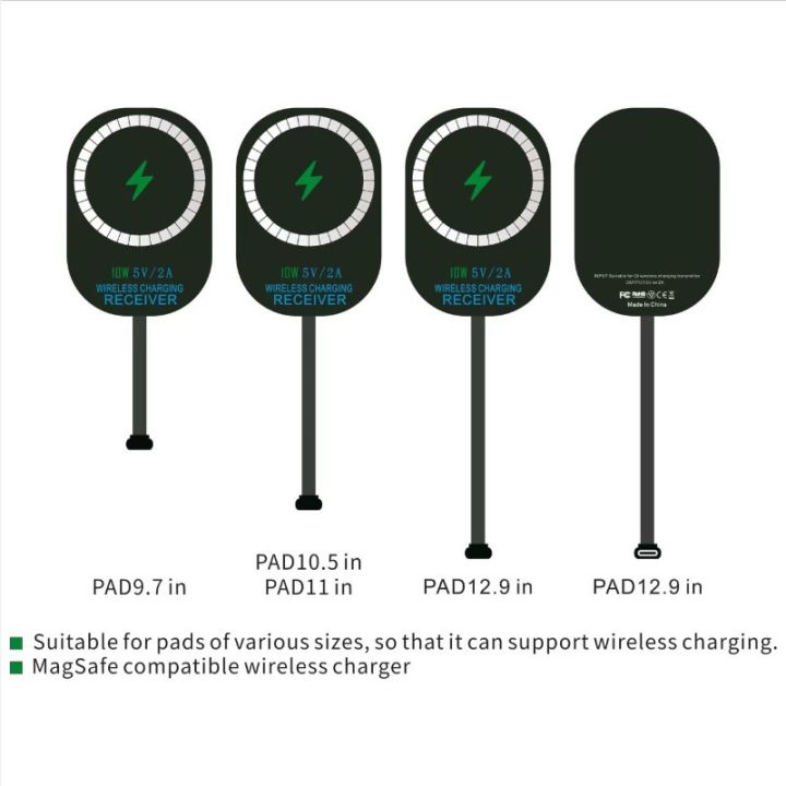 Manufacturer's 10W fast charging magnetic wireless charging receiver is ...